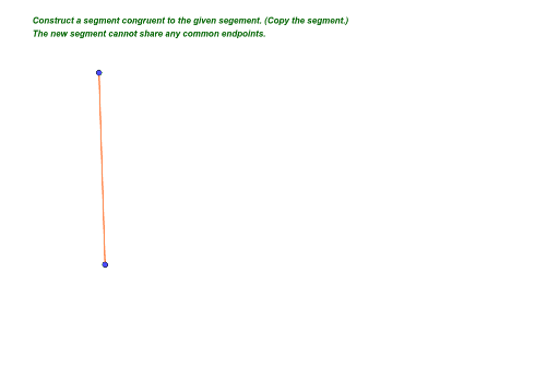 Congruent Segments Practice 3 – GeoGebra