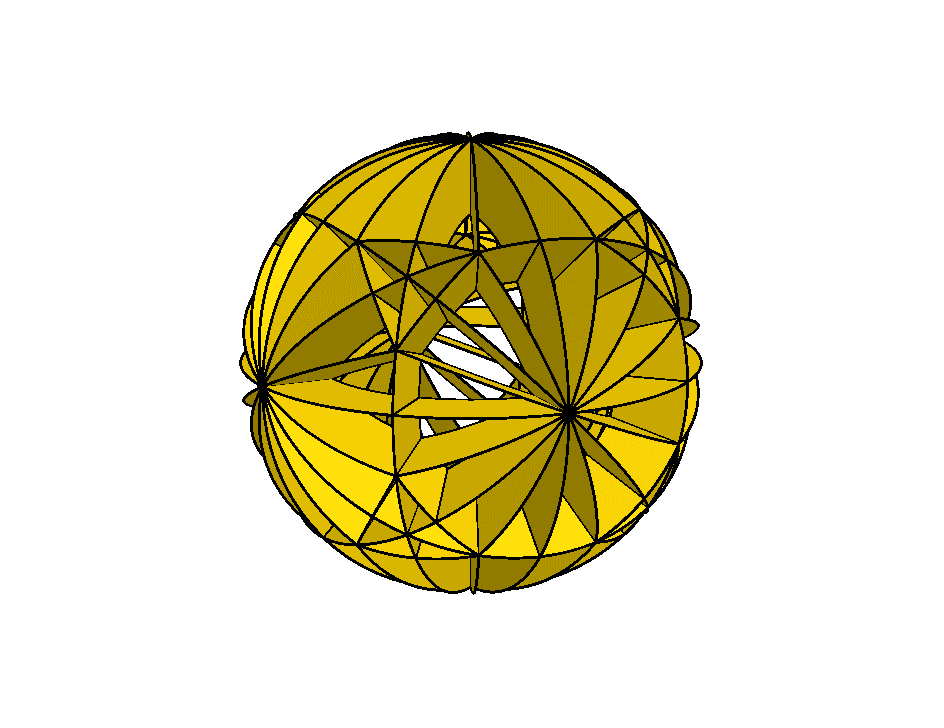 Spherical model - truncated cube – GeoGebra