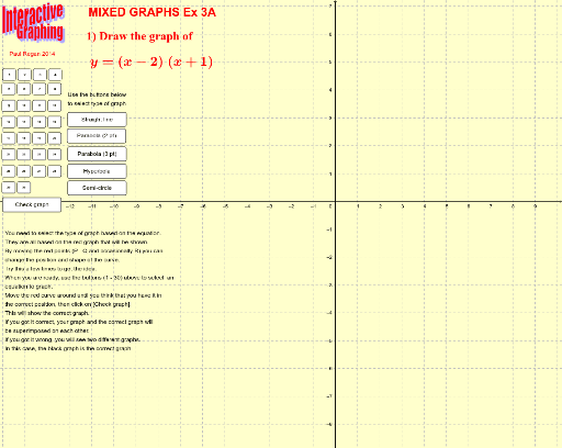 Interactive Graphing Mixed Ex 3A – GeoGebra