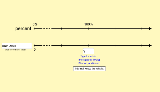 Double Number Line – Percent Change (2) – GeoGebra