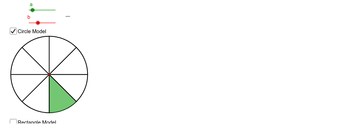 Fraction Models – GeoGebra