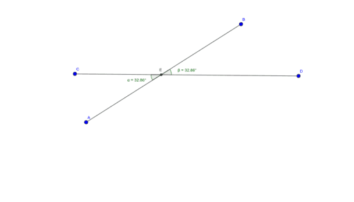 Vertically opposite angles – GeoGebra