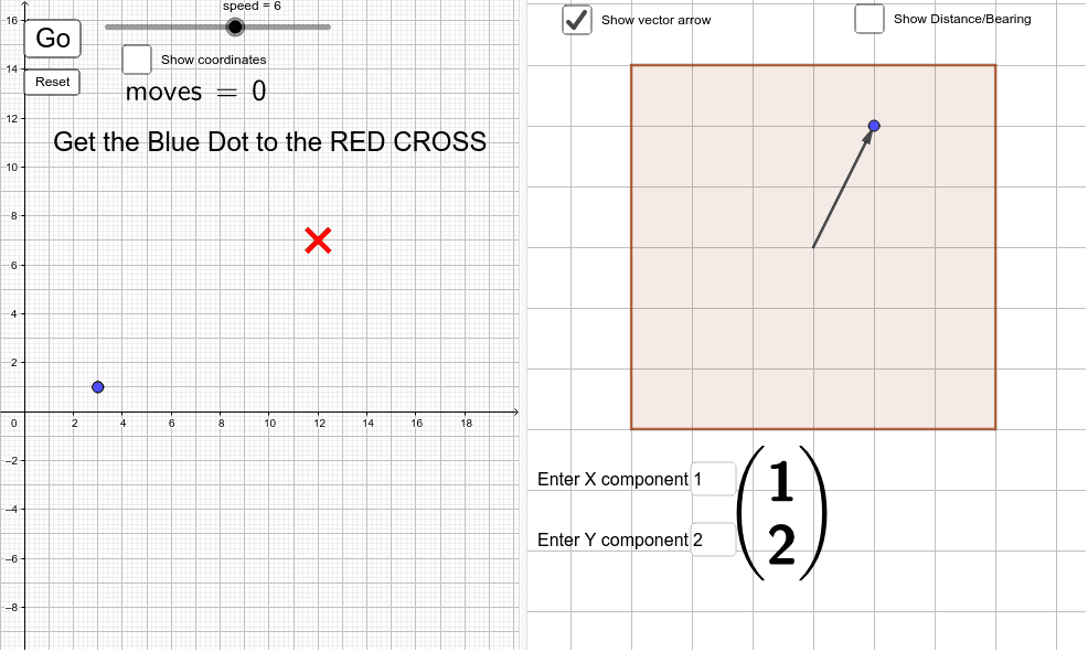 Vector Game – GeoGebra