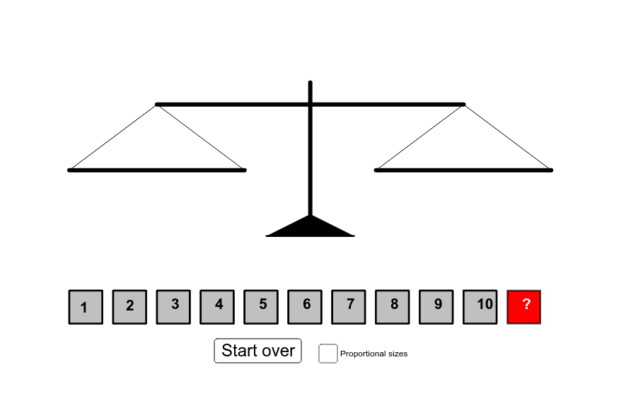 Number Balance – GeoGebra