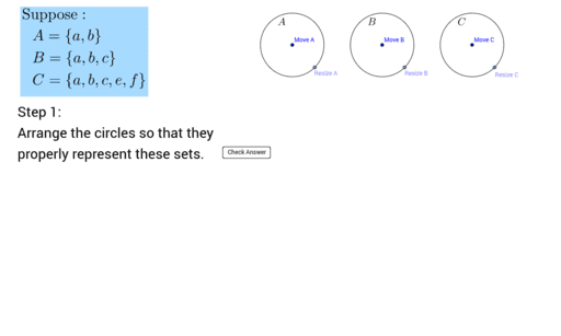 Creating Diagrams of Subsets – GeoGebra