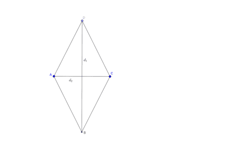 Romb - diagonale – GeoGebra