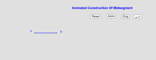 Animated Construction Of The Midsegment الإنشاء المُتحرّك ذاتياً ...