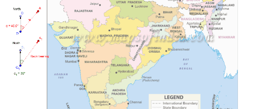 Map 2 - Bearing – GeoGebra