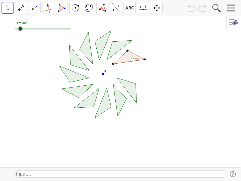 Using sequence command – GeoGebra