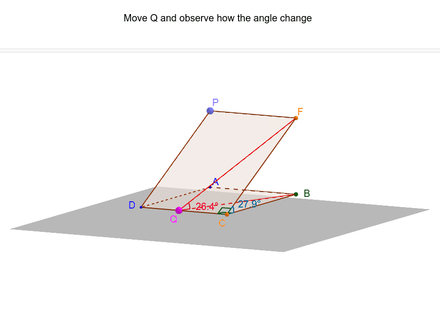 Angle between 2 planes – GeoGebra