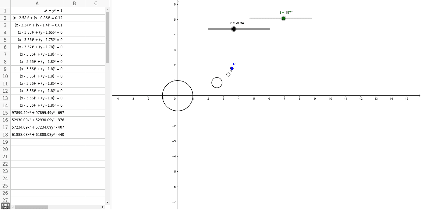 circle animation – GeoGebra