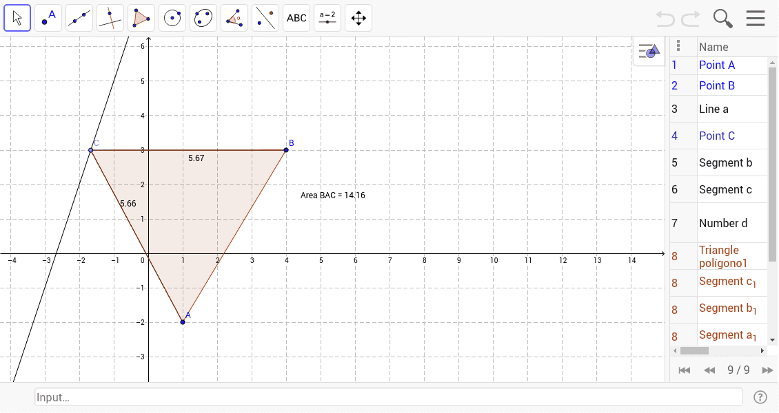 Triángulo isósceles – GeoGebra