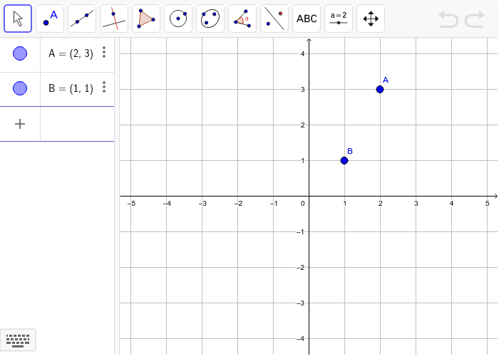 Stage 1 – GeoGebra