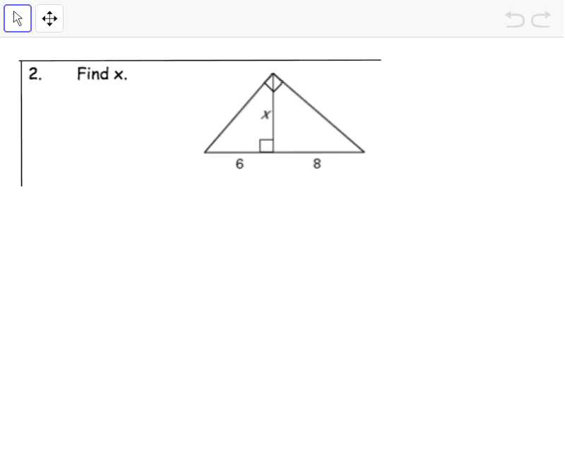 Exploring and Defining Geometric Mean (Altitude) – GeoGebra