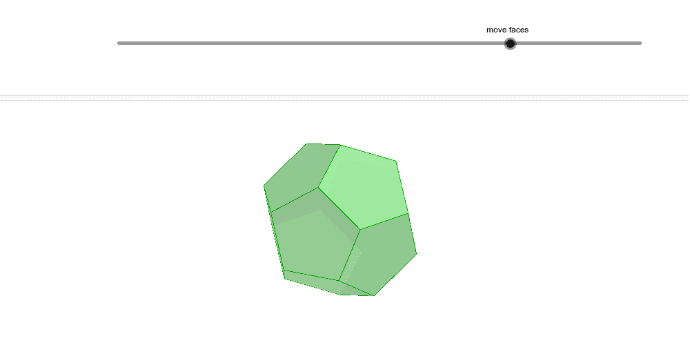 Number of faces, edges and vertices of a dodecahedron – GeoGebra