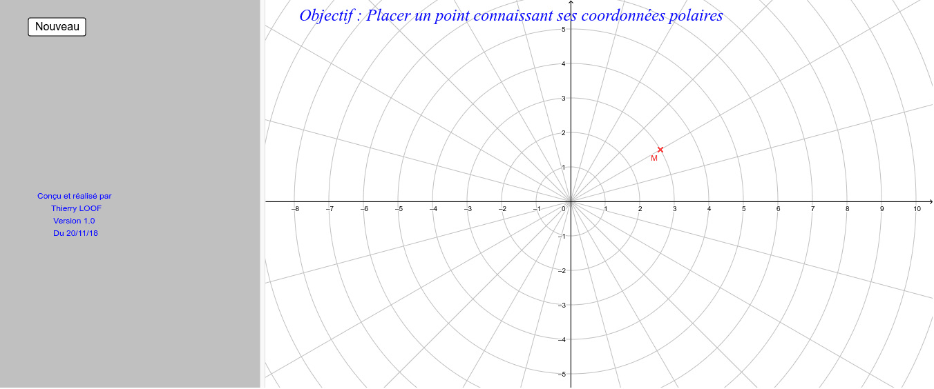 Exercice 2 : Image d'un complexe – GeoGebra