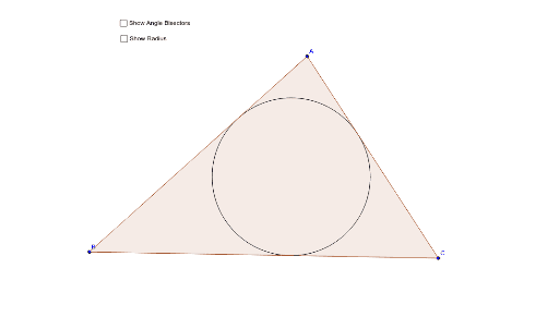 Triangle Circumscribed About a Circle – GeoGebra
