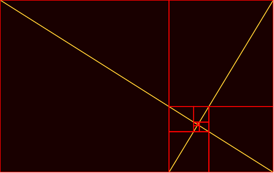 Zoom in Golden Rectangle (infinite loop) – GeoGebra