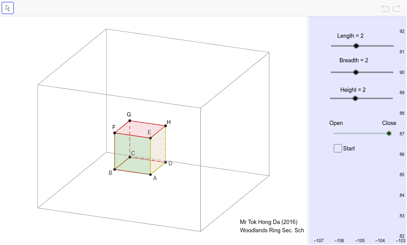 Net of Cuboid – GeoGebra