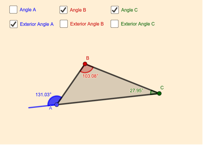 Exterior Angles GraphicMaths Interior And Exterior Angles Of A