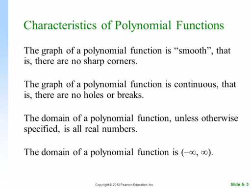 Characteristics of Polynomial Function – GeoGebra