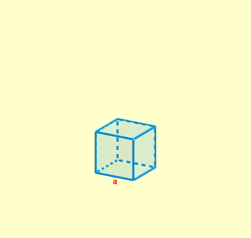 Hexaedro regular - cubo ( área y volumen ) – GeoGebra