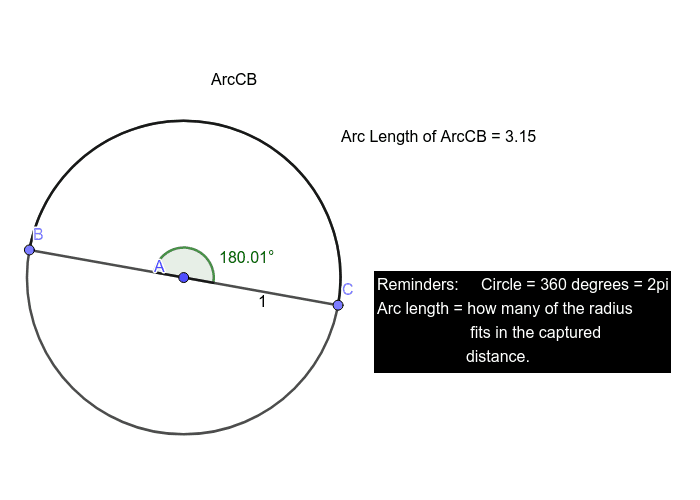 Exploring inscribed circles 1 – GeoGebra