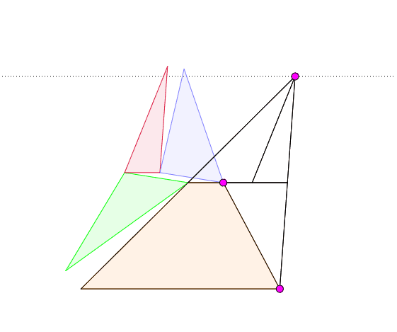 Hinged Dissection Triangle-Triangle With Equal Heights – GeoGebra