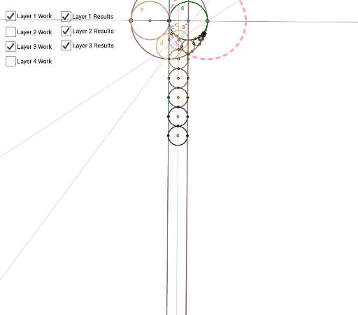 pappus chain one level – GeoGebra
