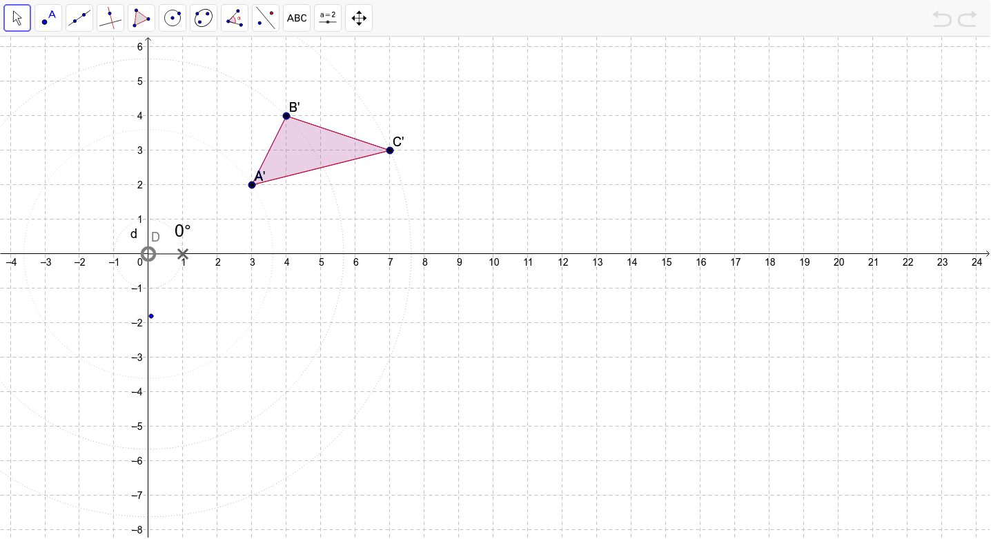 Transformation Station Rotation APS – GeoGebra