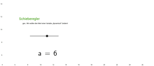 Schieberegler erstellen – GeoGebra