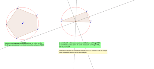 Cercle circonscrit – GeoGebra
