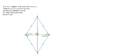 Eigenschap van de diagonalen van een ruit – GeoGebra
