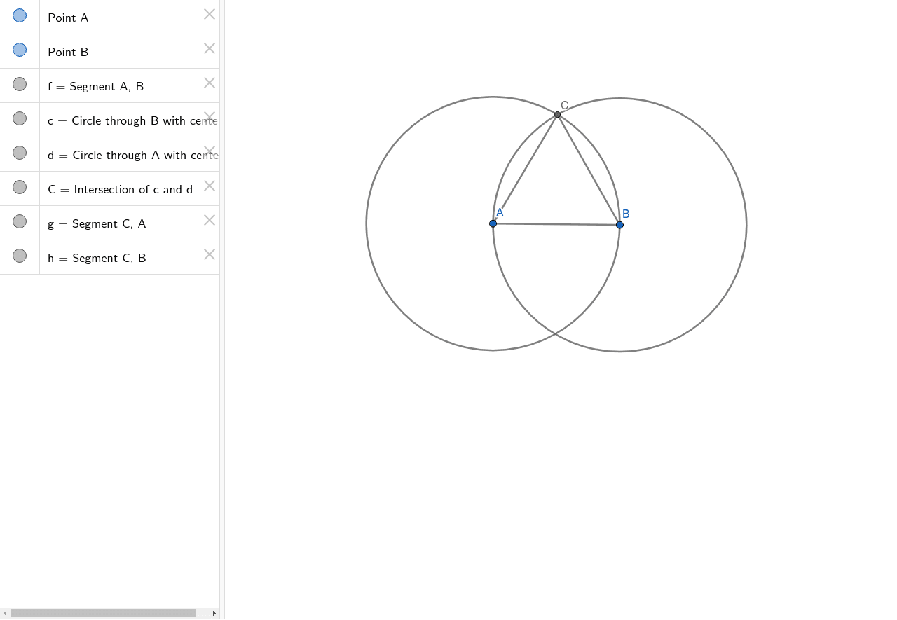 equilateral triangle – GeoGebra