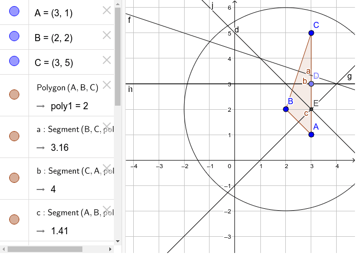 Orthocenter of a Triangle – GeoGebra