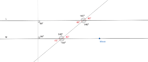 Parallel lines - opposite angles – GeoGebra