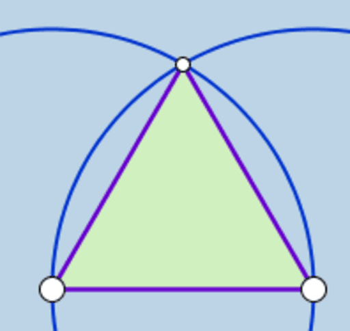 Equilateral Triangle Construction (Dynamic Illustration) – GeoGebra