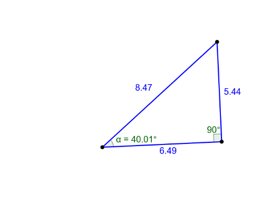 Simple Right Triangle – GeoGebra