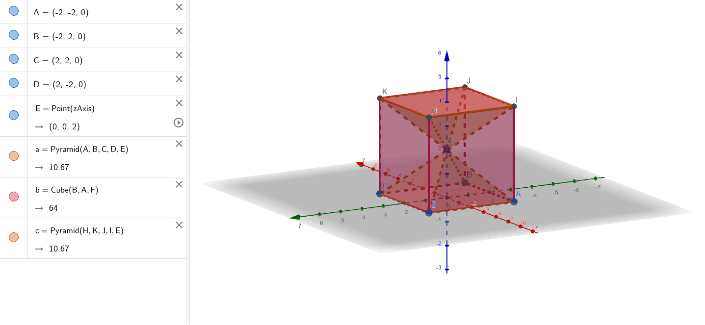 Pyramid Volume Cube – GeoGebra